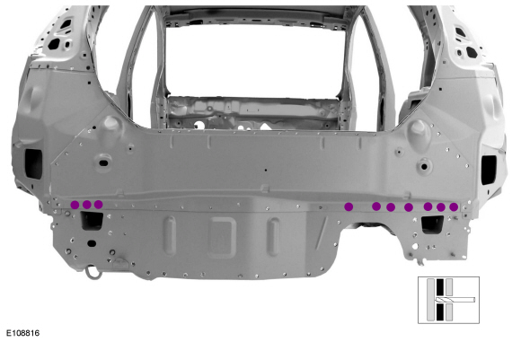 Ford Fiesta - Back Panel and Reinforcement - 5-Door. Removal and ...