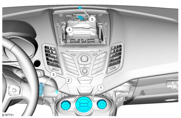 Ford Fiesta - Climate Control System - Vehicles With: Electronic ...