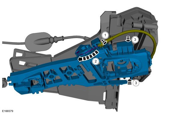 Ford Fiesta - Exterior Rear Door Handle Reinforcement. Removal and ...