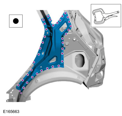 Ford Fiesta - Inner Quarter Panel and Wheelhouse - 5-Door. Removal and ...