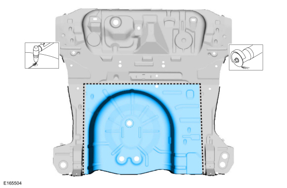 Ford Fiesta - Rear Floor Panel - 5-Door. Removal and Installation ...