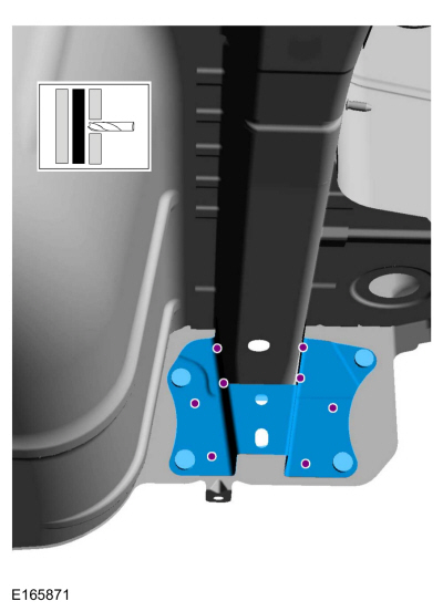 Ford Fiesta - Rear Side Member Section - 5-Door. Removal and ...