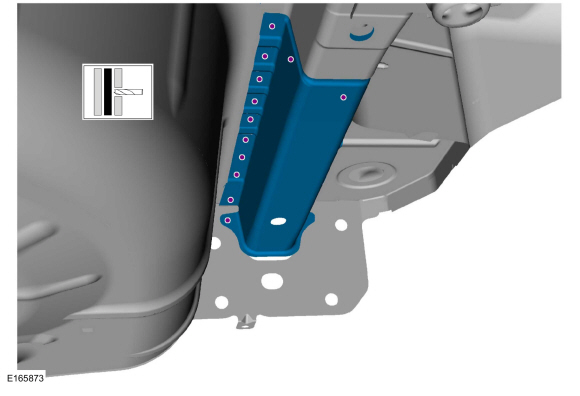 Ford Fiesta - Rear Side Member Section - 5-Door. Removal and ...