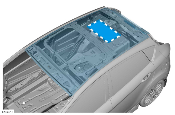 Ford Fiesta - Roof Panel - 5-Door, Vehicles With: Roof Opening Panel ...