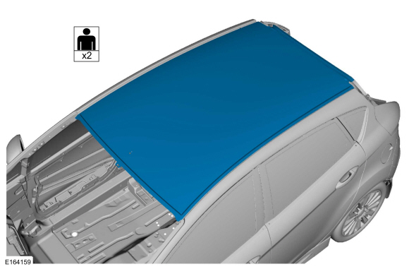 Ford Fiesta - Roof Panel - 5-Door, Vehicles With: Roof Opening Panel ...