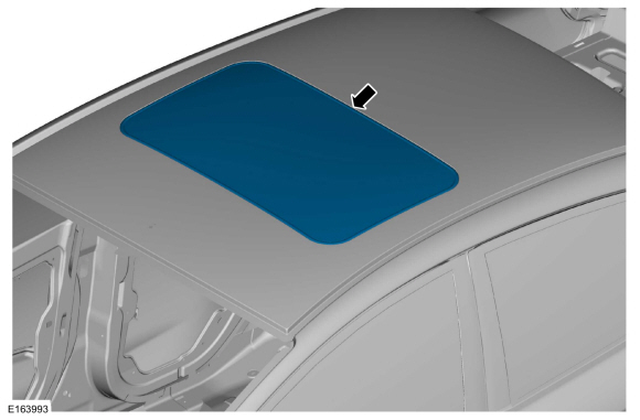 Ford Fiesta - Roof Panel - 5-Door, Vehicles With: Roof Opening Panel ...
