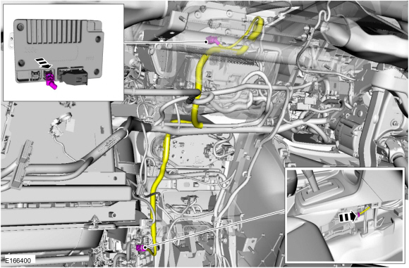Ford Fiesta - SYNC Module [APIM] to Universal Serial Bus (USB) Port ...
