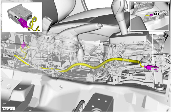 Ford Fiesta - SYNC Module [APIM] to Universal Serial Bus (USB) Port ...